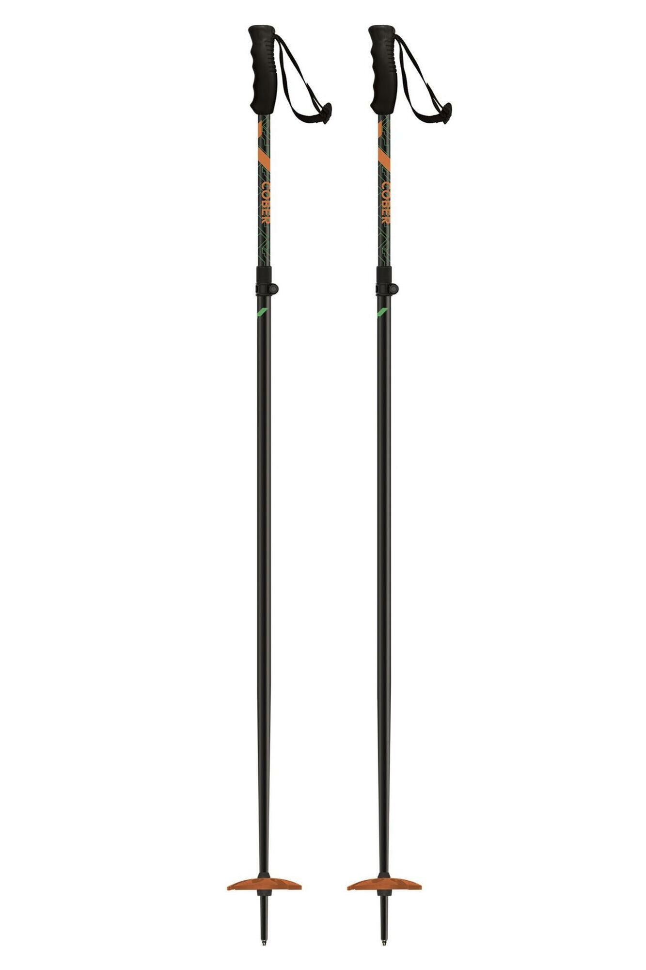 Телескопические горнолыжные палки COBER Sub Zero (см:105-140)