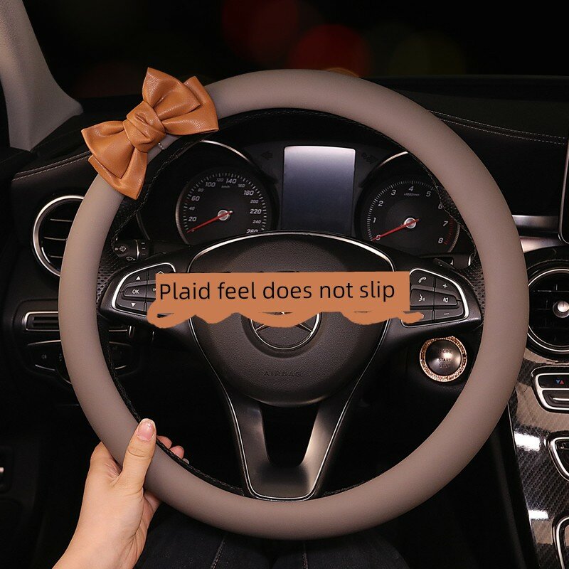 Чехол на руль автомобиля 2025 года, всесезонный, в стиле «элитная дива», для BMW, Mercedes-Benz, Volkswagen, чехол на
