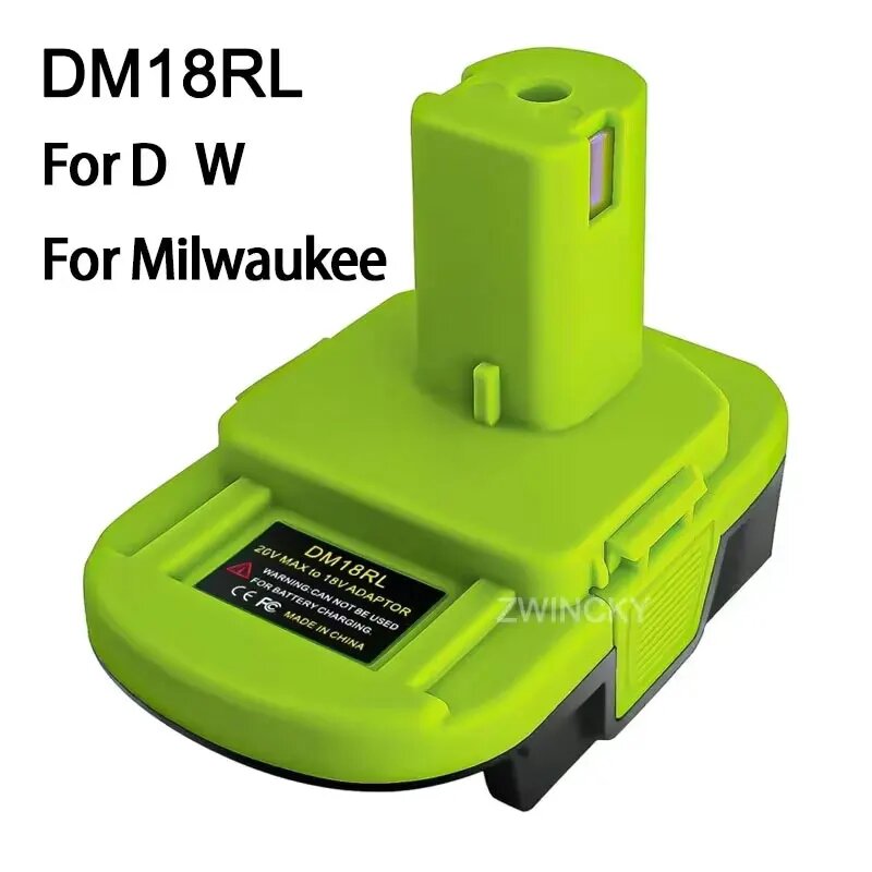 Адаптер DM18RL для DeWalt/Milwaukee 18В