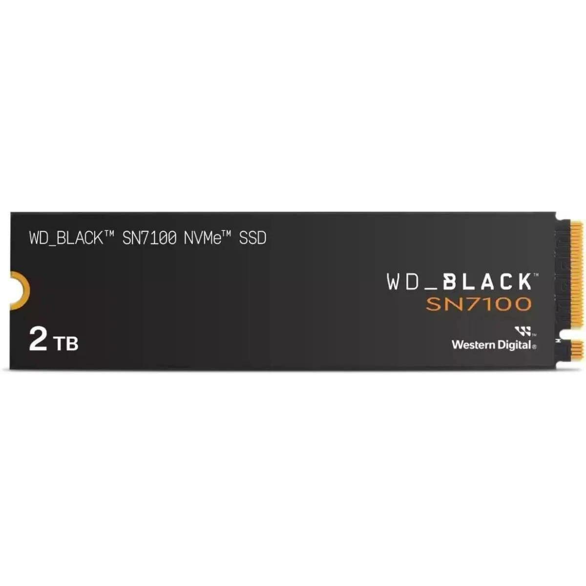 Твердотельный диск 2TB WD Black SN7100 , M.2 2280, PCI-E 3x4, [R/W - 7250/6900 MB/s] 3D-NAND TLC