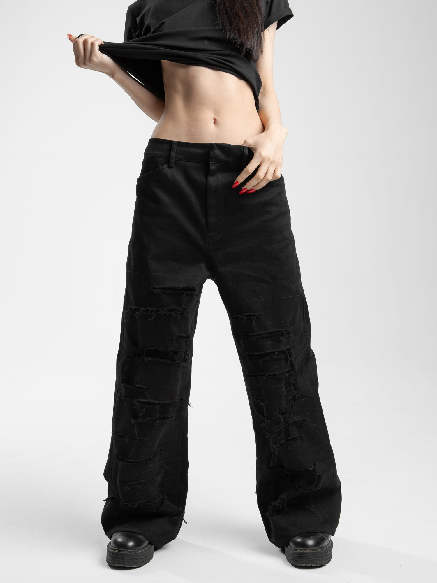 Джинсы широкие Katami Wear