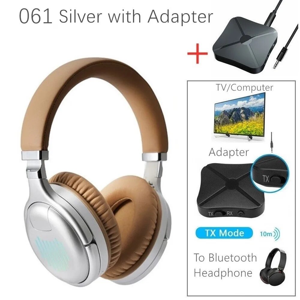 Shoumi беспроводные наушники Bluetooth 061-silver Adapter