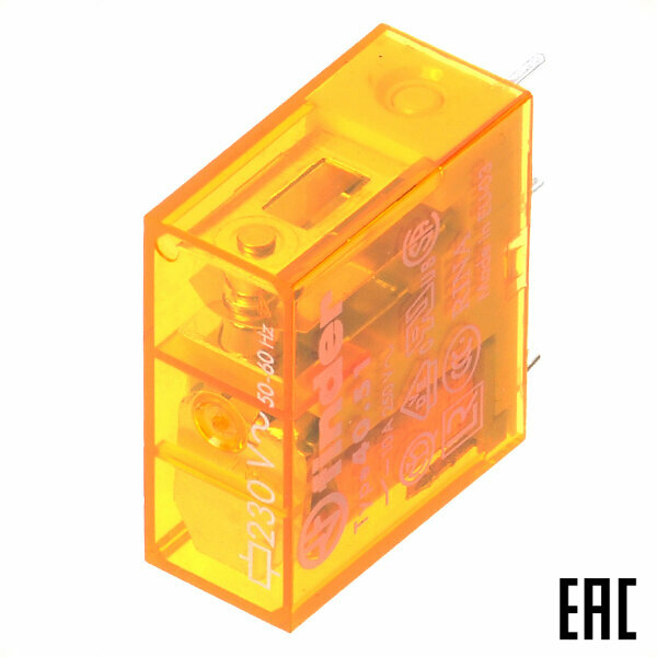 Реле промежуточное 40.51.8.230.0000 230В AC 10А 1 переключающийся контакт серия 40 Finder (3 шт. в наборе)