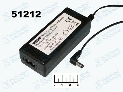 Блок питания 12V 2A 24W XKD-Z2000IC (5.5*2.1) без шнура (Триколор) (восьмерка) угол