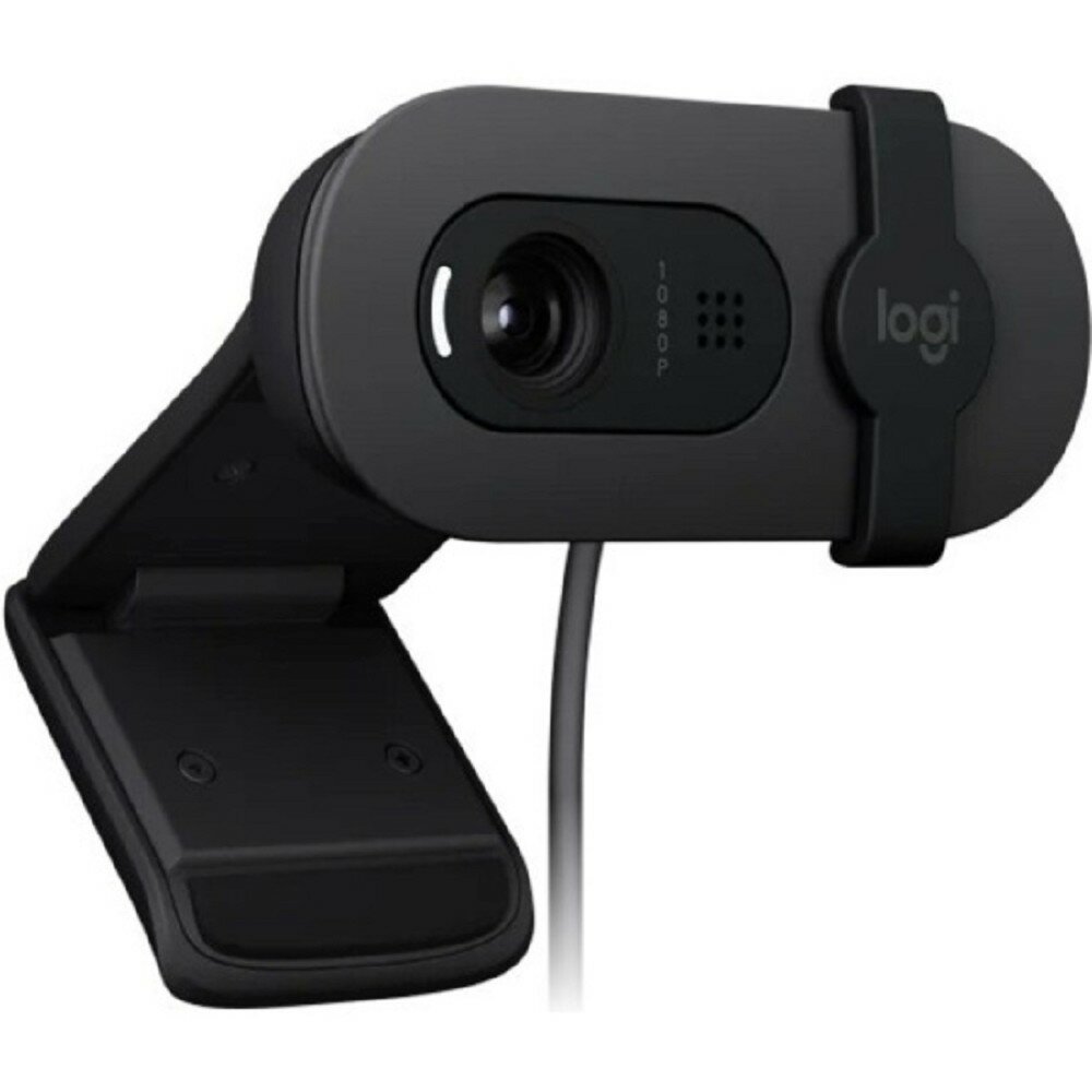 Веб-камера Logitech с микрофоном 1920 x 1080 Brio 100 Full HD (960-001585) 2 Мп