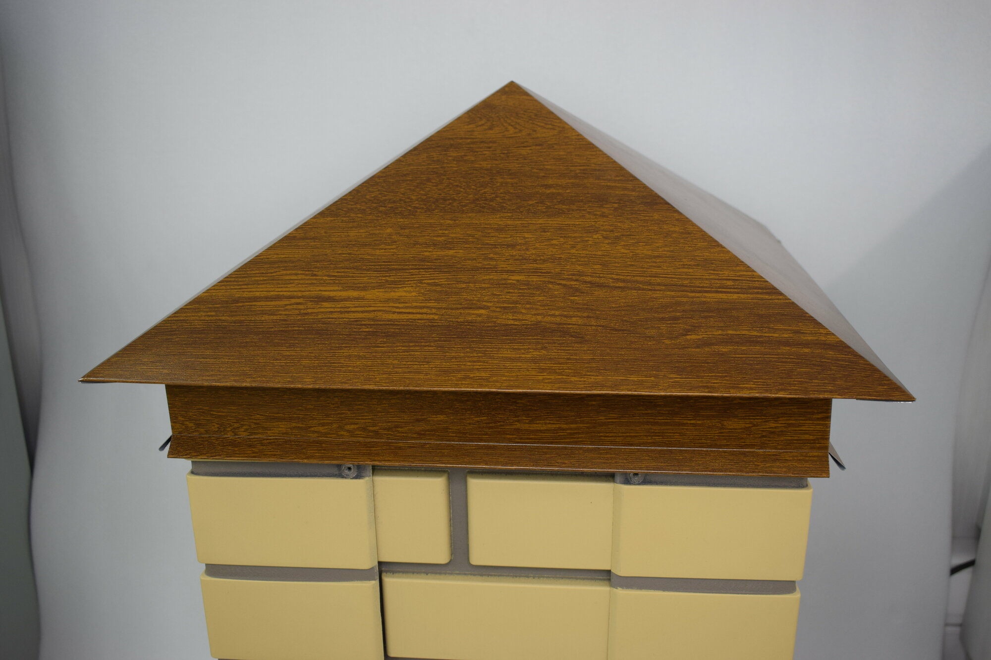 Колпак Профметстиль "Золотой дуб", для садовых ограждений, металл, оцинкованный