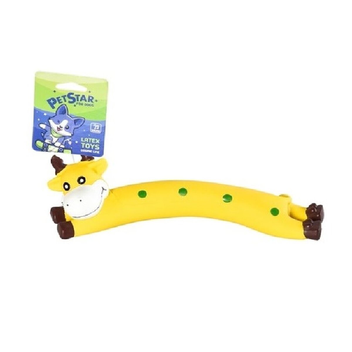 PET STAR игрушка для собак 28см коровка латекс