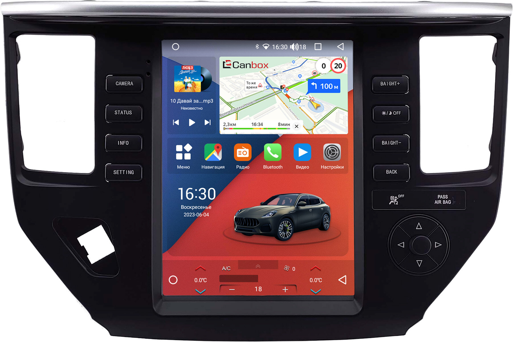 Штатная магнитола Nissan Pathfinder 4 2012-2020 Canbox H-Line (Tesla) 9.7" 4/32 5621-1312-241 Android 10 (4G-SIM, DSP, QLed)