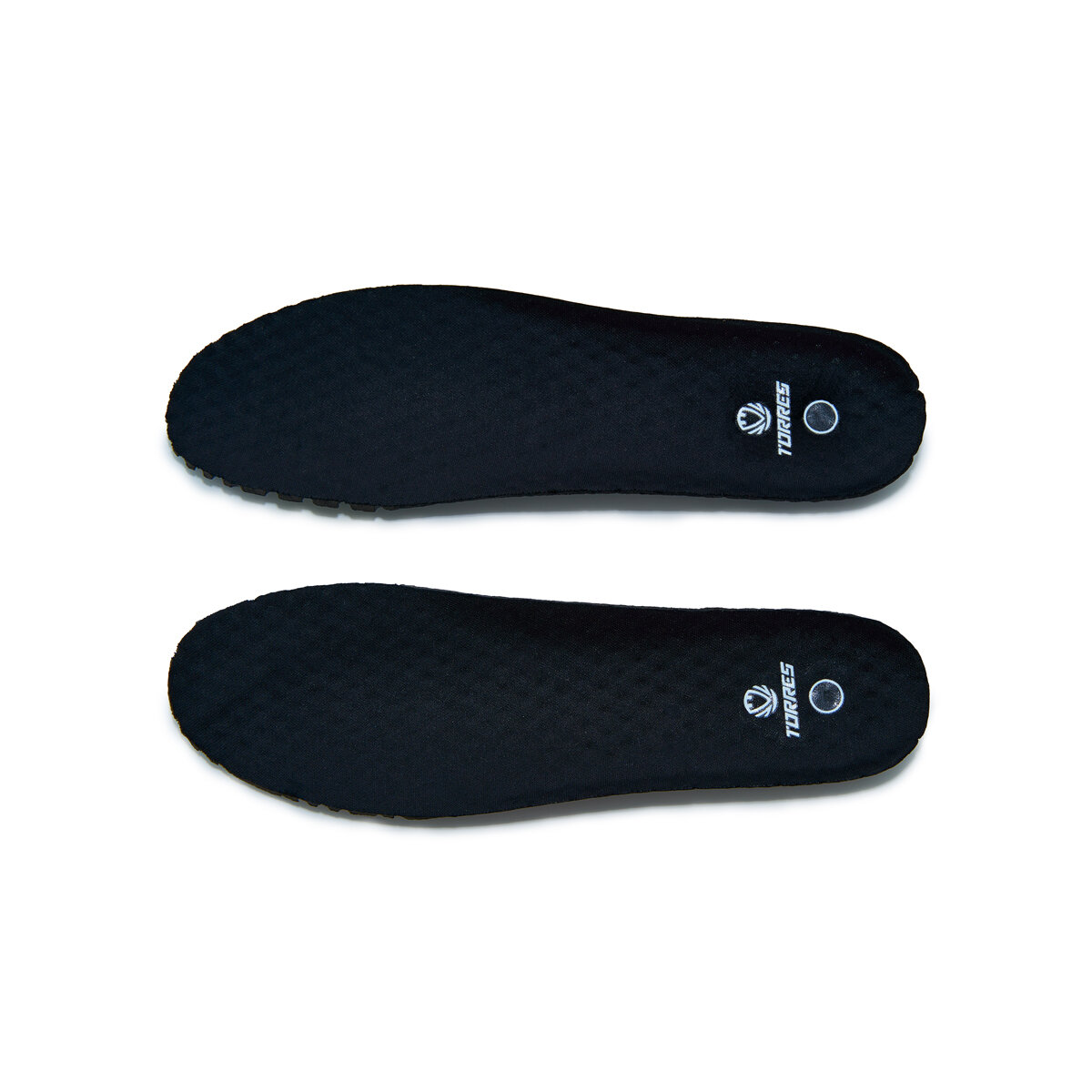 Стельки для обуви TORRES, TI48241-30, р.30, толщина 3-6мм, ЭВА, текстиль, черный