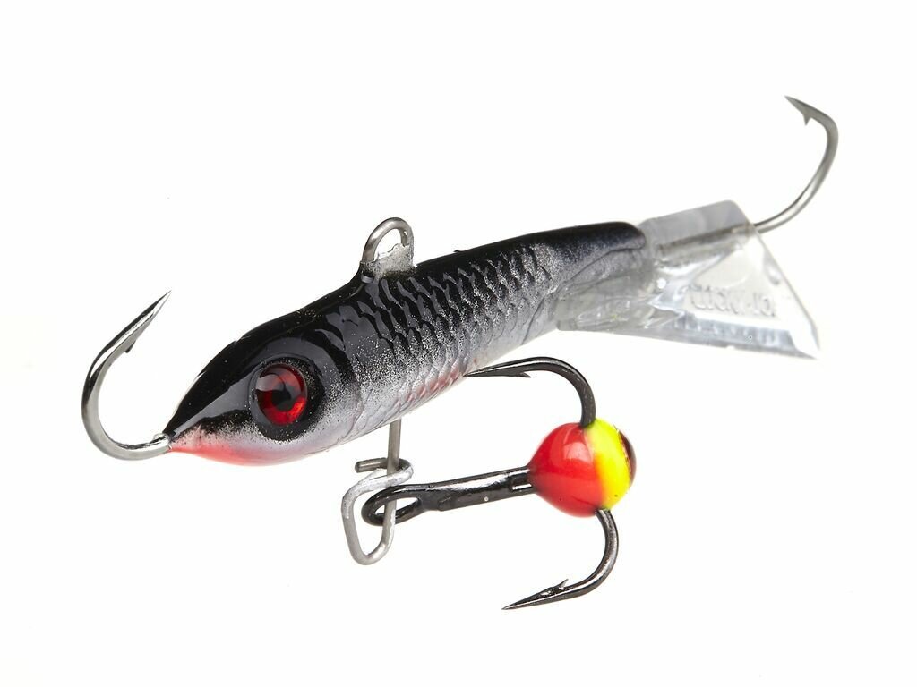 Балансир для рыбалки lucky john CLASSIC 4 с тр. 40мм/13H блистер, зимние снасти рыболовные с крючком, приманка силиконовая