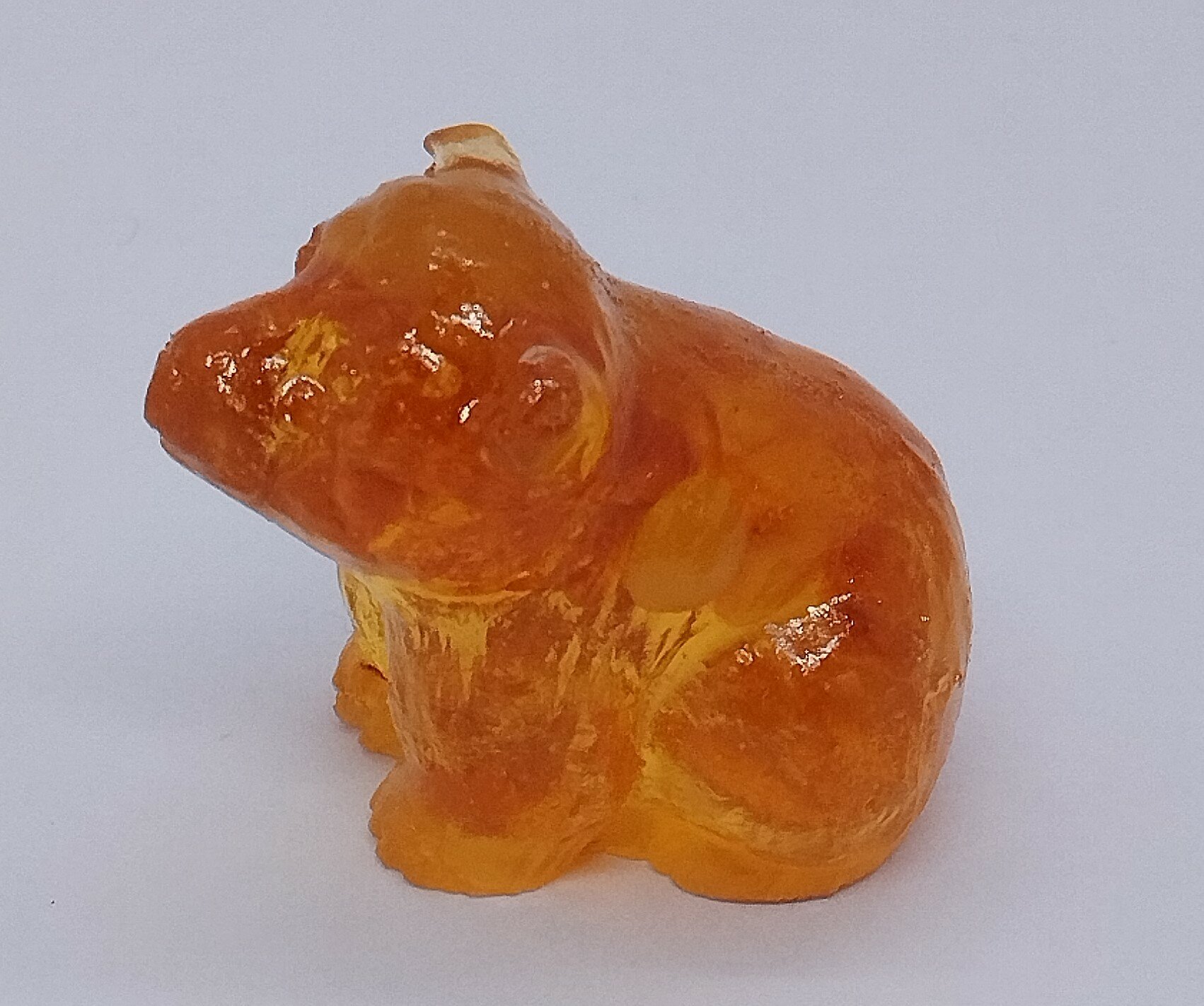 Янтарная фигурка "Медвежонок", 12 г