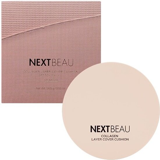 Тональный крем-кушон Nextbeau с коллагеном, тон слоновая кость SPF50+, 14,5 г