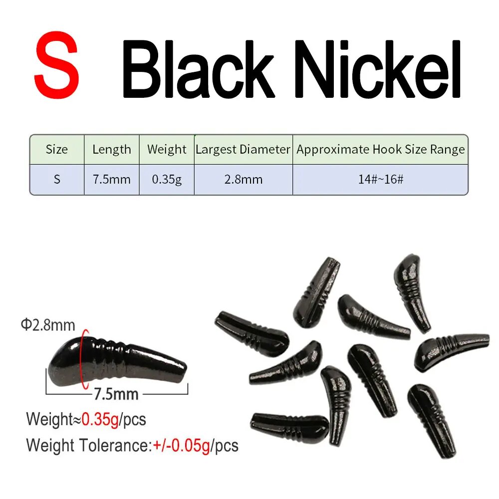 Вольфрамовые корпуса для нимф ICERIO S Black Nickel