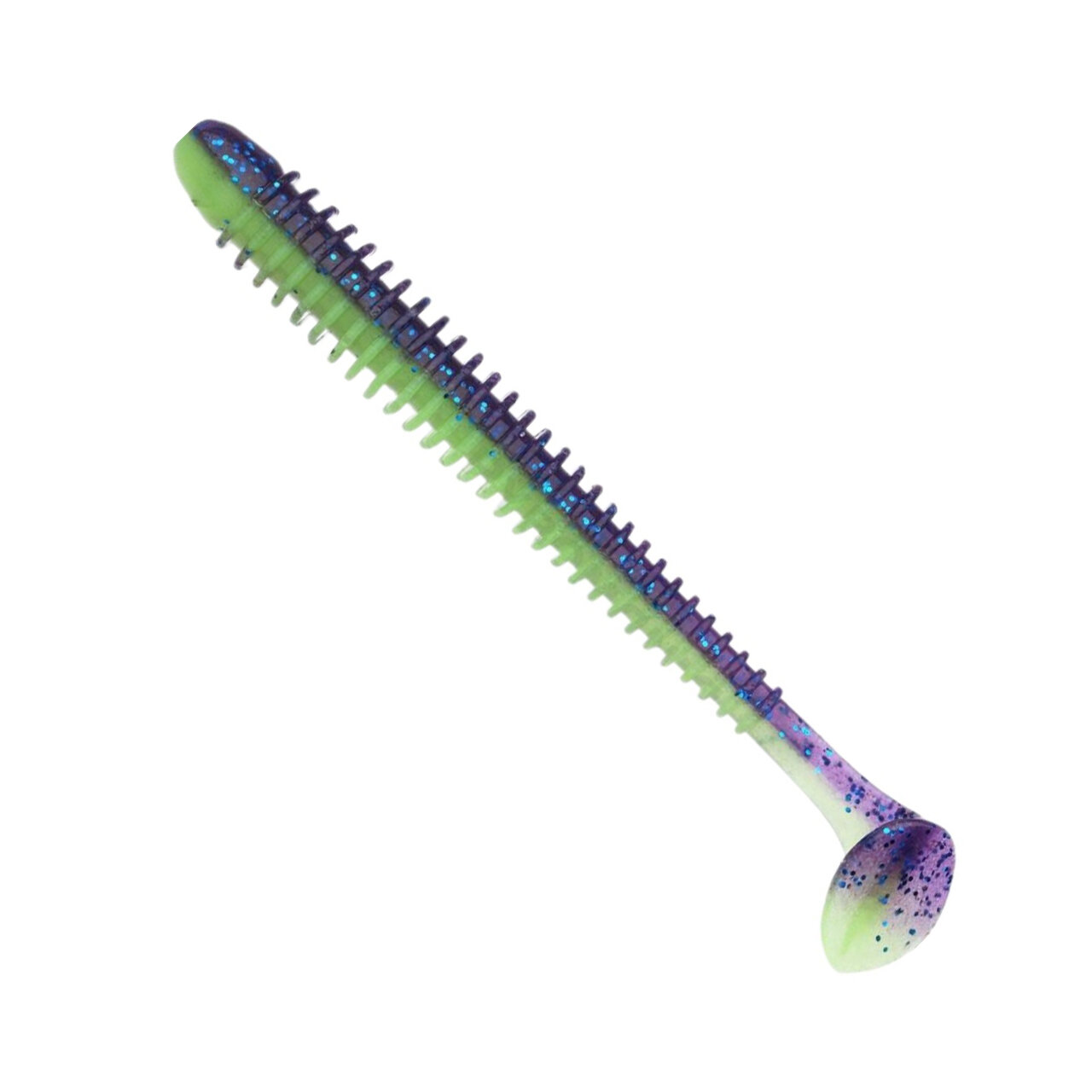 Приманка силиконовая Keitech Swing Impact 2", 0,9г, цвет PAL#06 Violet Lime Belly