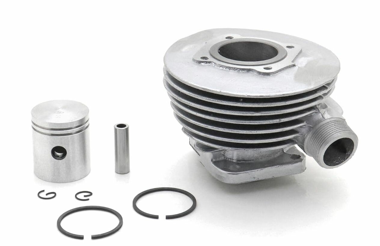 Цилиндр Веломотор Д6 Д8 (D 37.8 mm) с поршнем+палец+кольца+стопорнюкольц