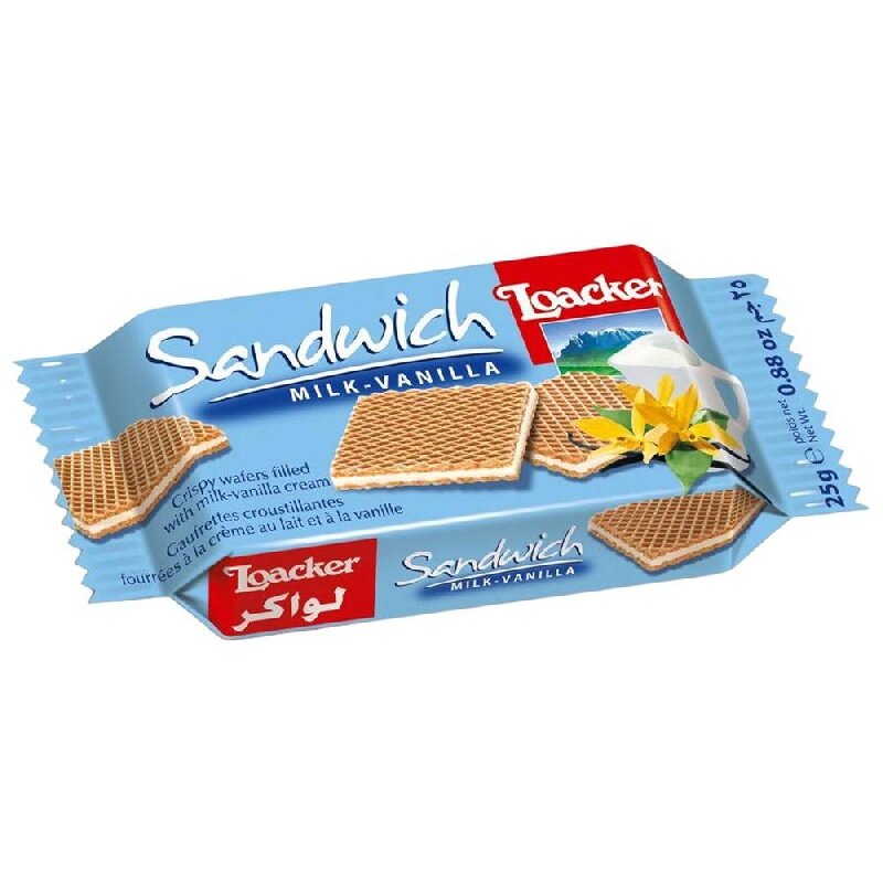 Сэндвич LOACKER SANDWICH Ваниль 25г