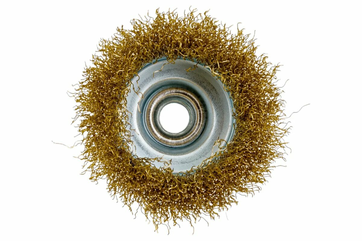 Волат 81030-75 Щетка чашка гофра 75 мм M14 для УШМ - для обработки металла и поверхности