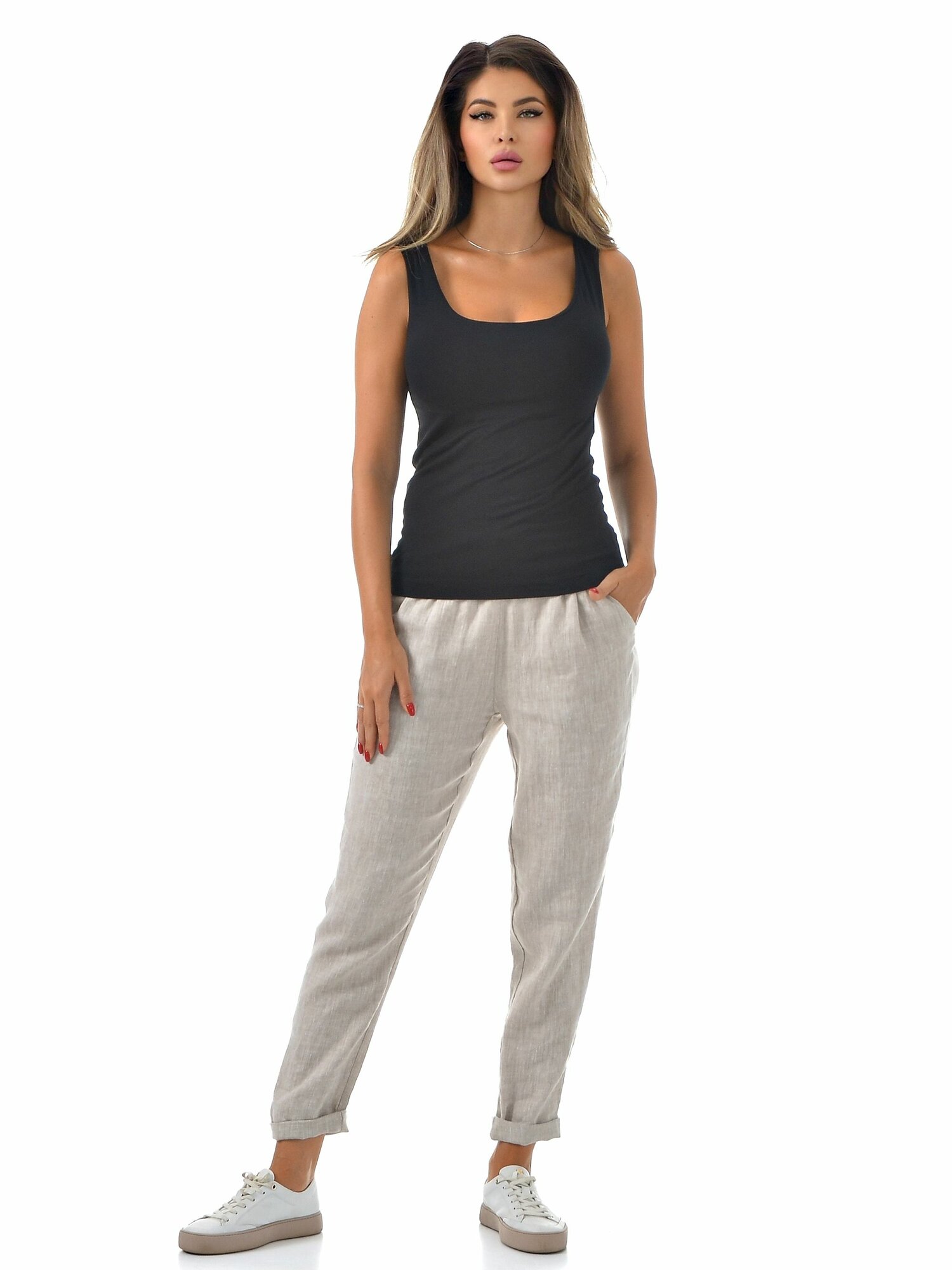 Брюки лён натуральный