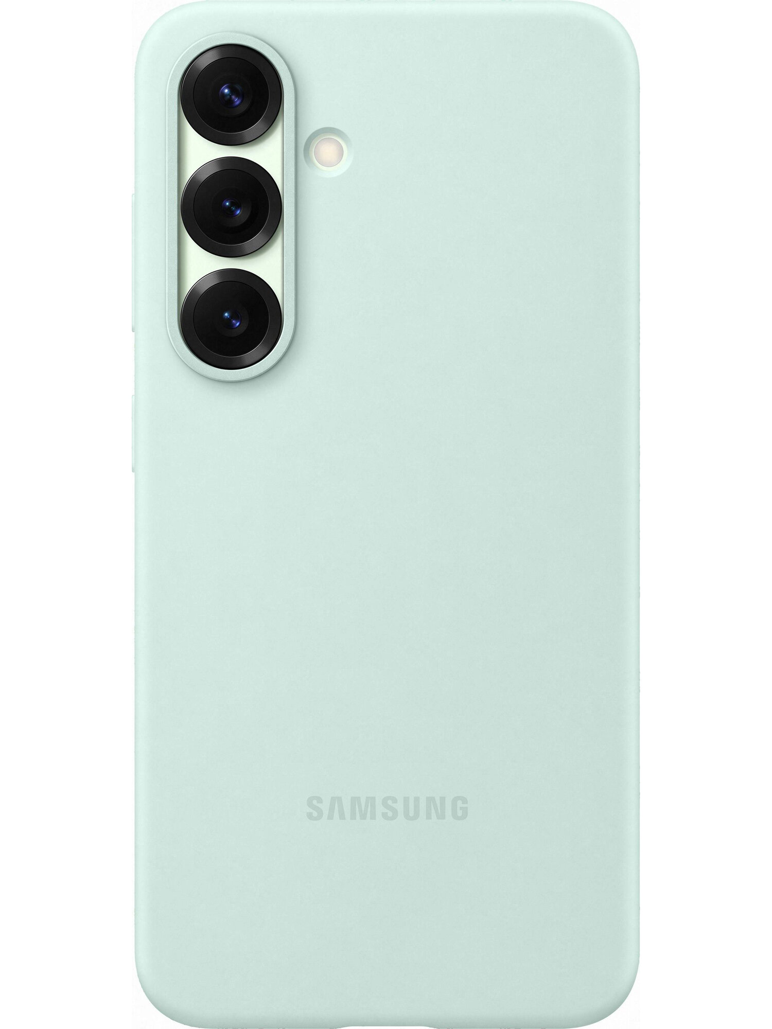 Чехол для смартфона Samsung Silicone Case Galaxy S25, силикон, мятный