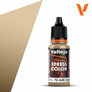 Краска 72449 Vallejo серии Game Color Xpress Mummy White (Белая Мумия) 18мл