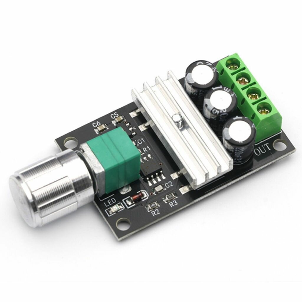 DC4.5V-35V Модуль управления скоростью двигателя регулируемый регулятор напряжения PWM для 12 В 30 В Используйте высокую эффективность диммера, - 10A от 12 В до 30 В