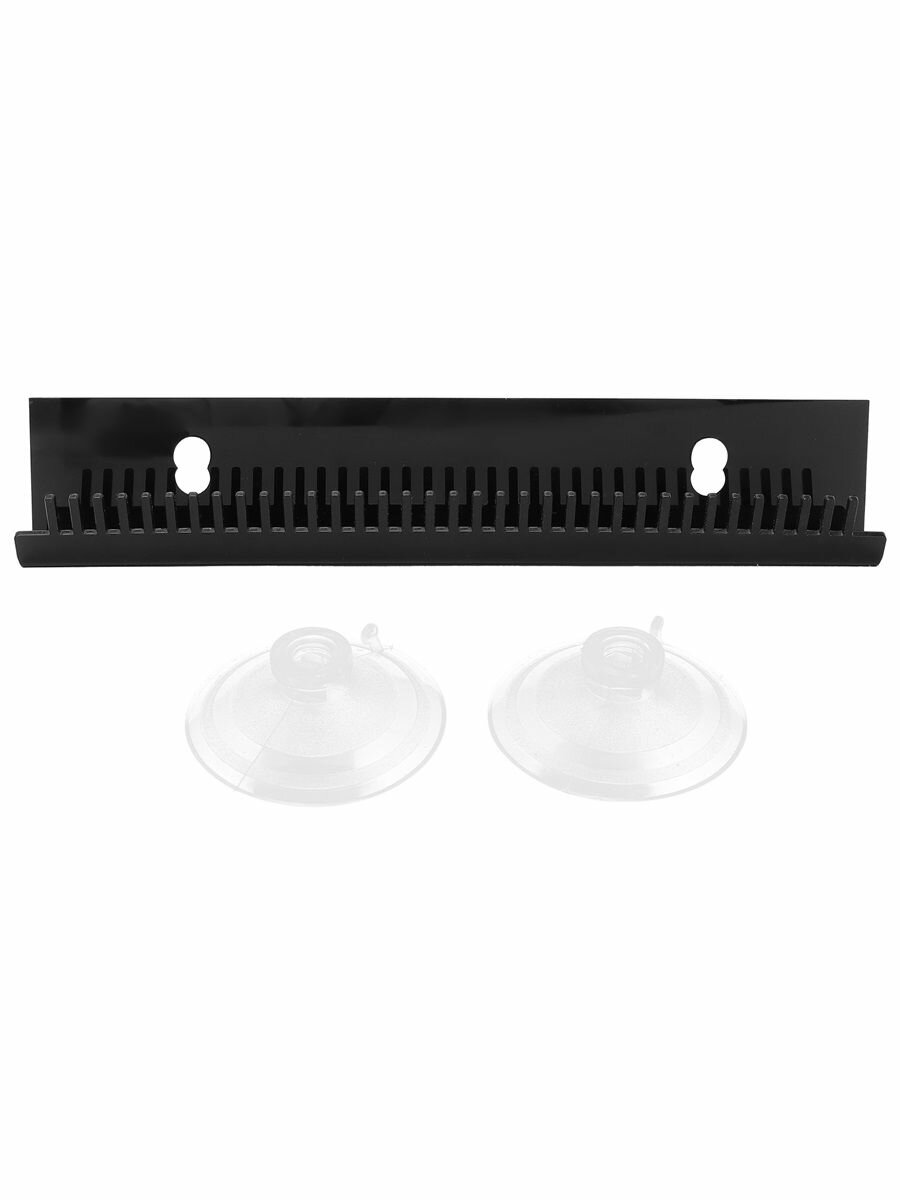 Держатель для наращивания волос U-образный настенный кронштейн для дисплея цвета волос для использования в салоне, большой черный