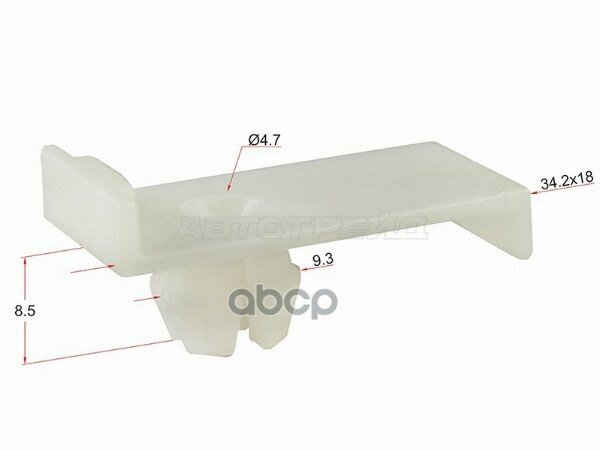 Клипса фиксатор стекла (Продажа по 10шт) Sat арт. ST-M11504