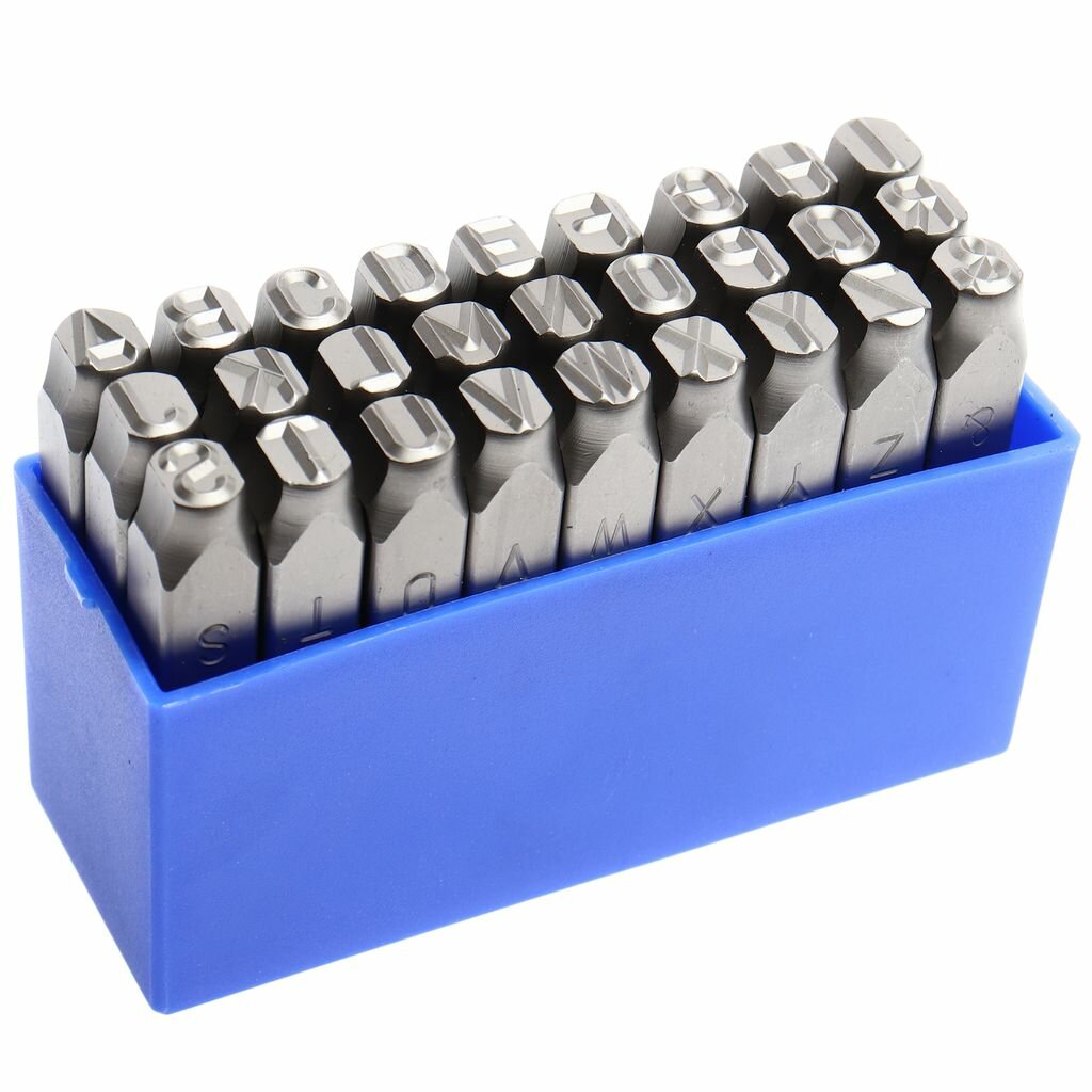 JTC-7249 - Клейма буквенные латиница 8мм (HRC 60+-2 DIN 1451) JTC