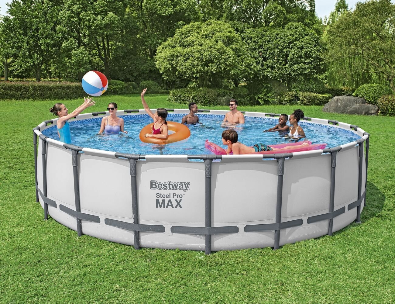 Бассейн каркасный Bestway Steel Pro Мах, 610 х 132 см + фильтр-насос + аксессуары, 561FM