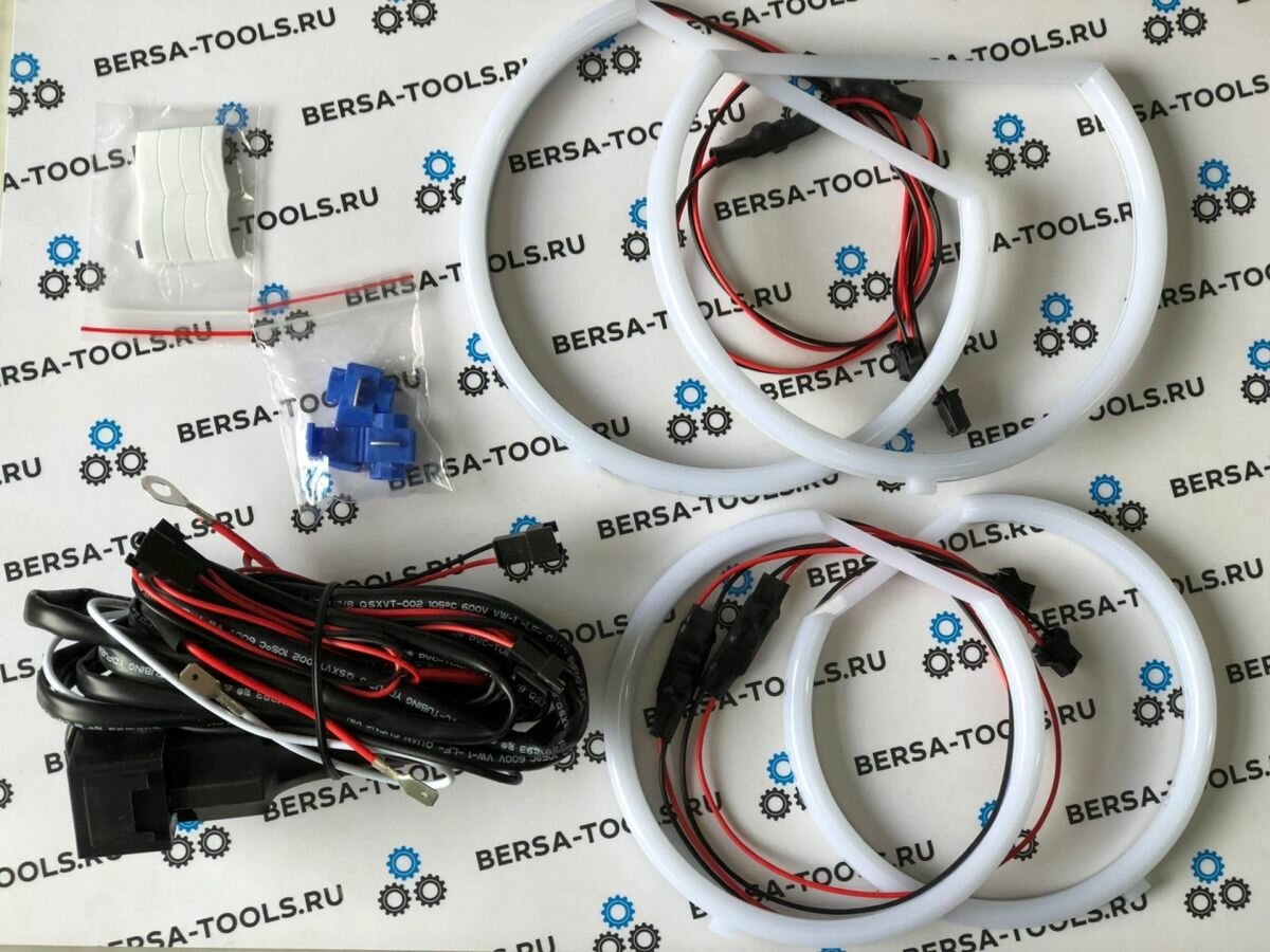 Ангельские глазки Cotton для BMW X5 E53 (Белый, Оранжевый) Оранжевый