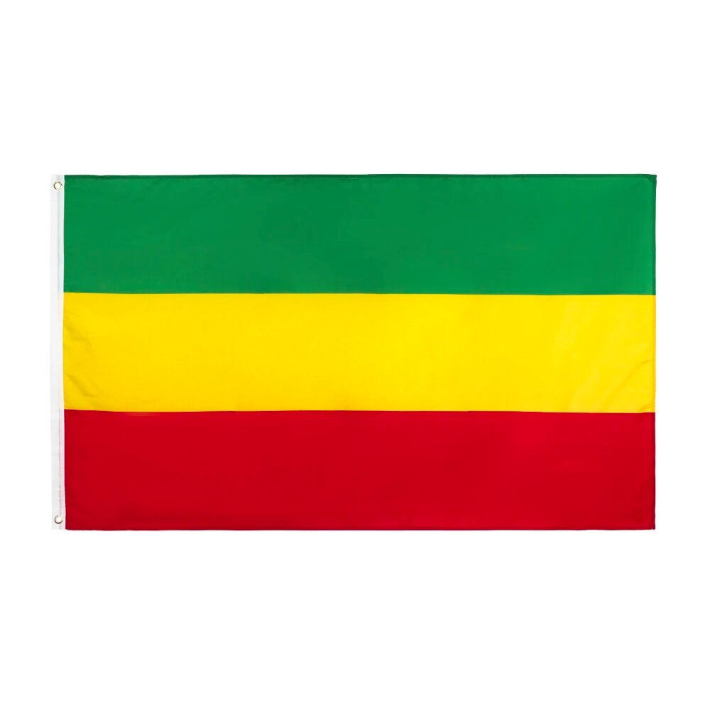 Флаг Nlbflag, 90x150 см, 3x5 футов, Эфиопия, без рук, эфиопская Империя, абразиния, флаг