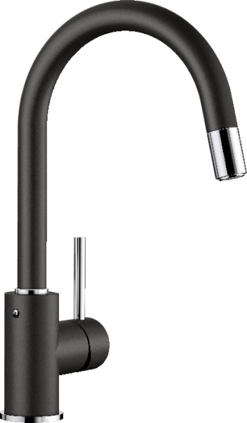 Смеситель для кухни Blanco MIDA-S черный 526146