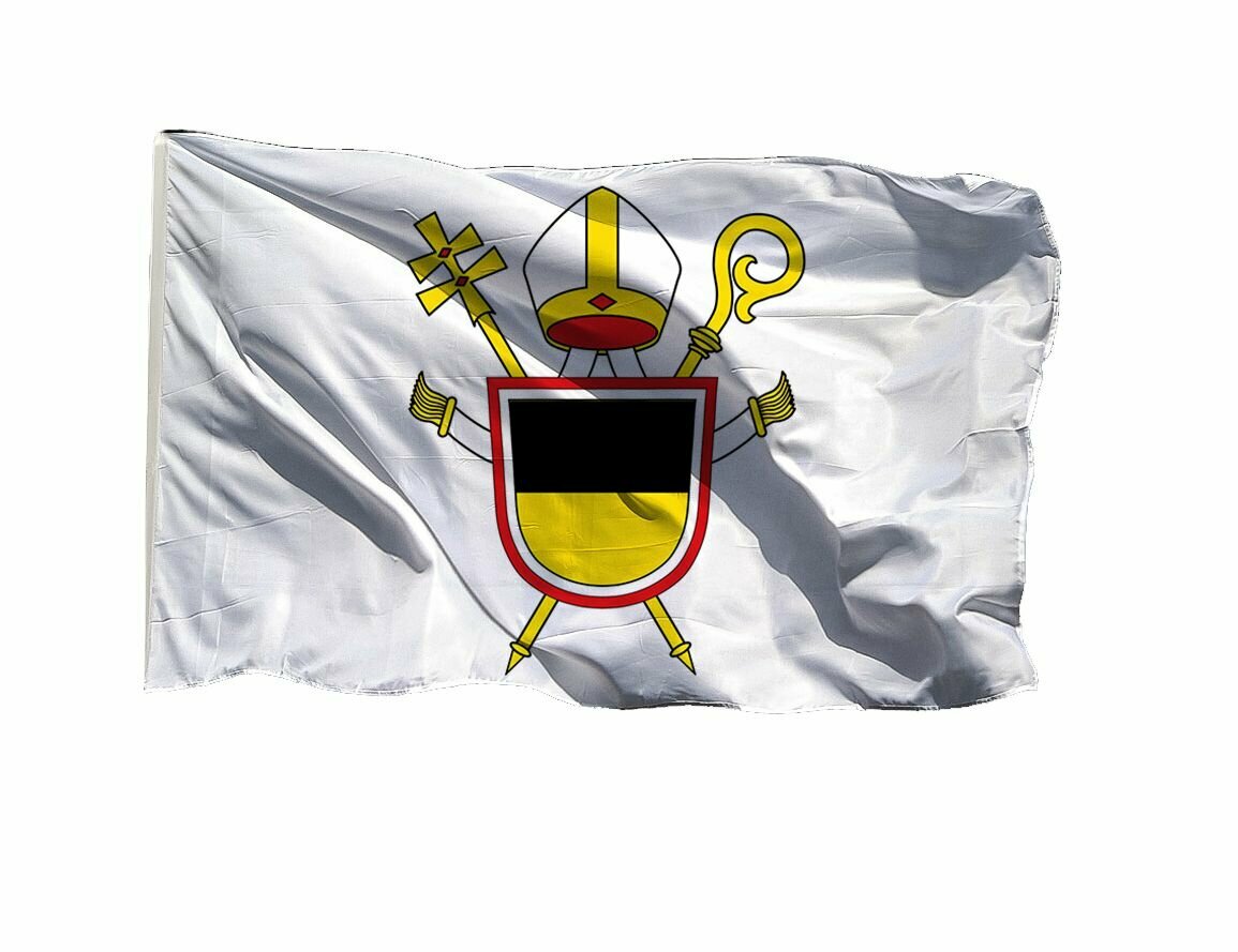 Флаг Папство Metro Last Breath 70х105 см на сетке для уличного флагштока