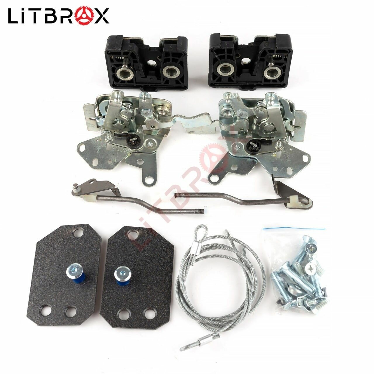 Бесшумные замки передних дверей (под Штатная ручка) для ВАЗ LADA Niva Нива 2121, 2101, 2102, 2103, 2106