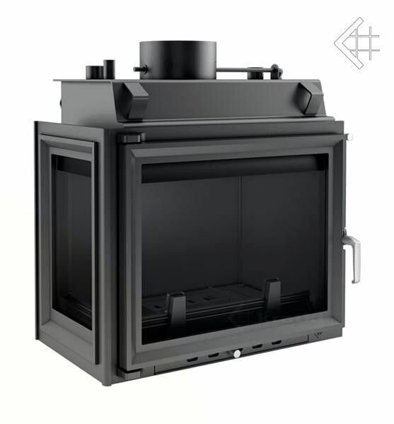 Топка с водяным контуром Kratki, сталь, черный, 60,9x49,1x41,8 см.