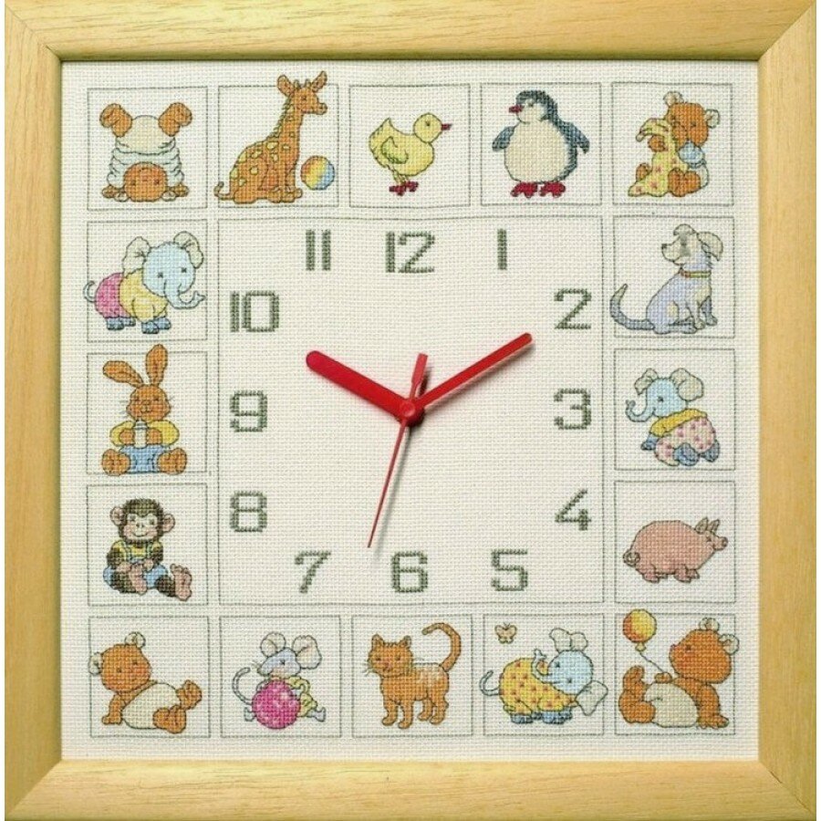 Набор для вышивания Счастливые друзья 27 x 27 см PERMIN 40-8450