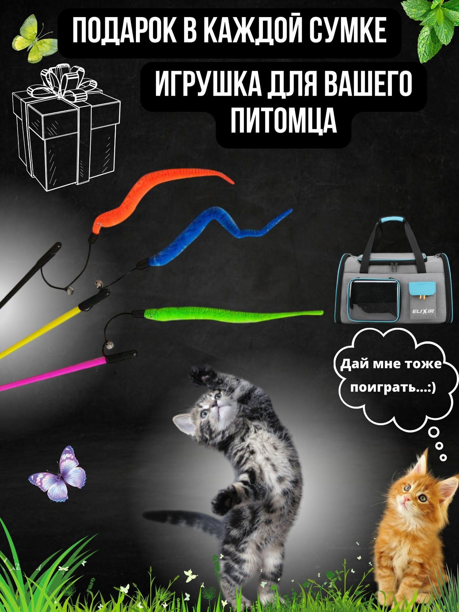 Переноска для кошек и собак мелких пород 51/34/30 Большая, Функция Рюкзака