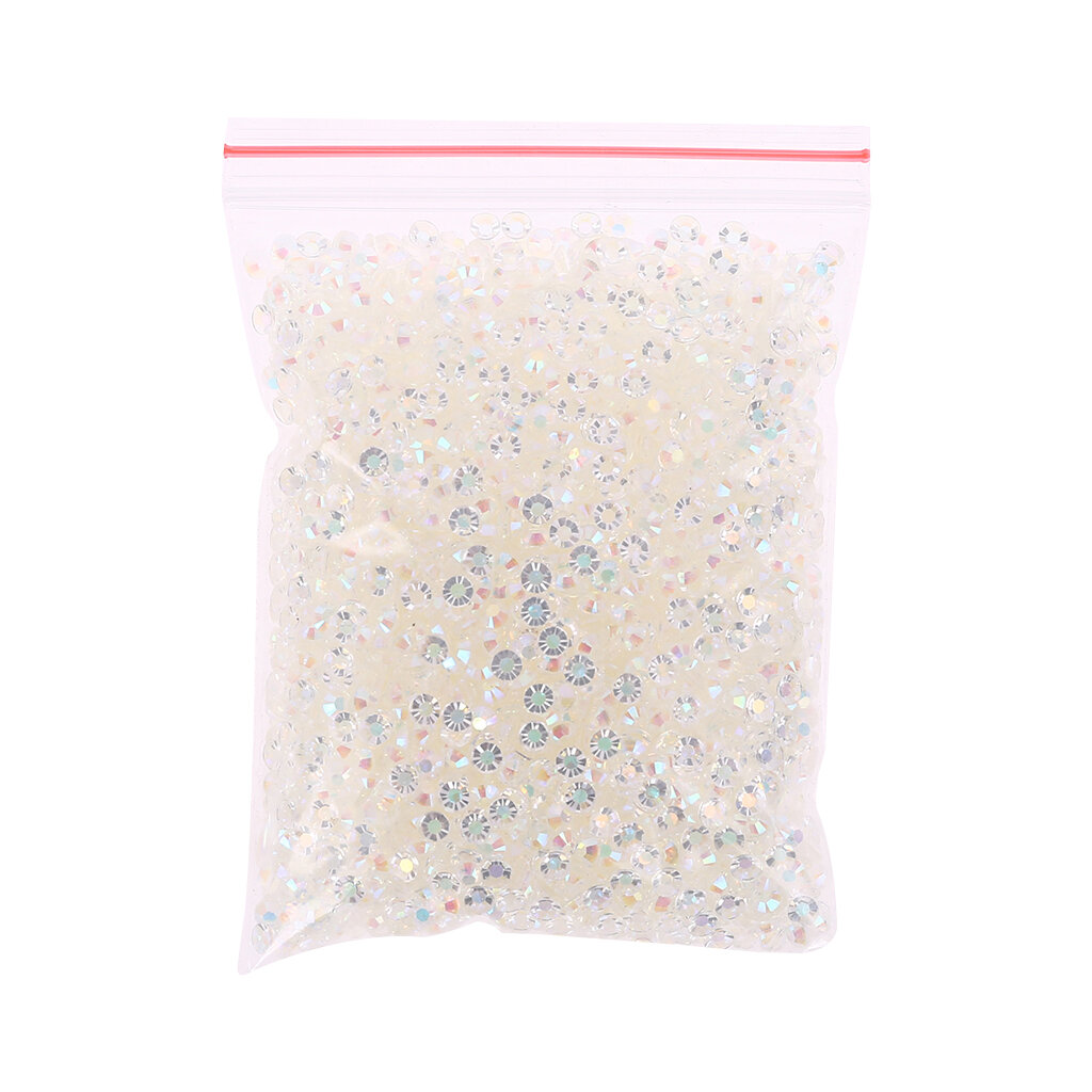 3 мм горный хрусталь из смолы белого цвета с градиентом SZXB-001