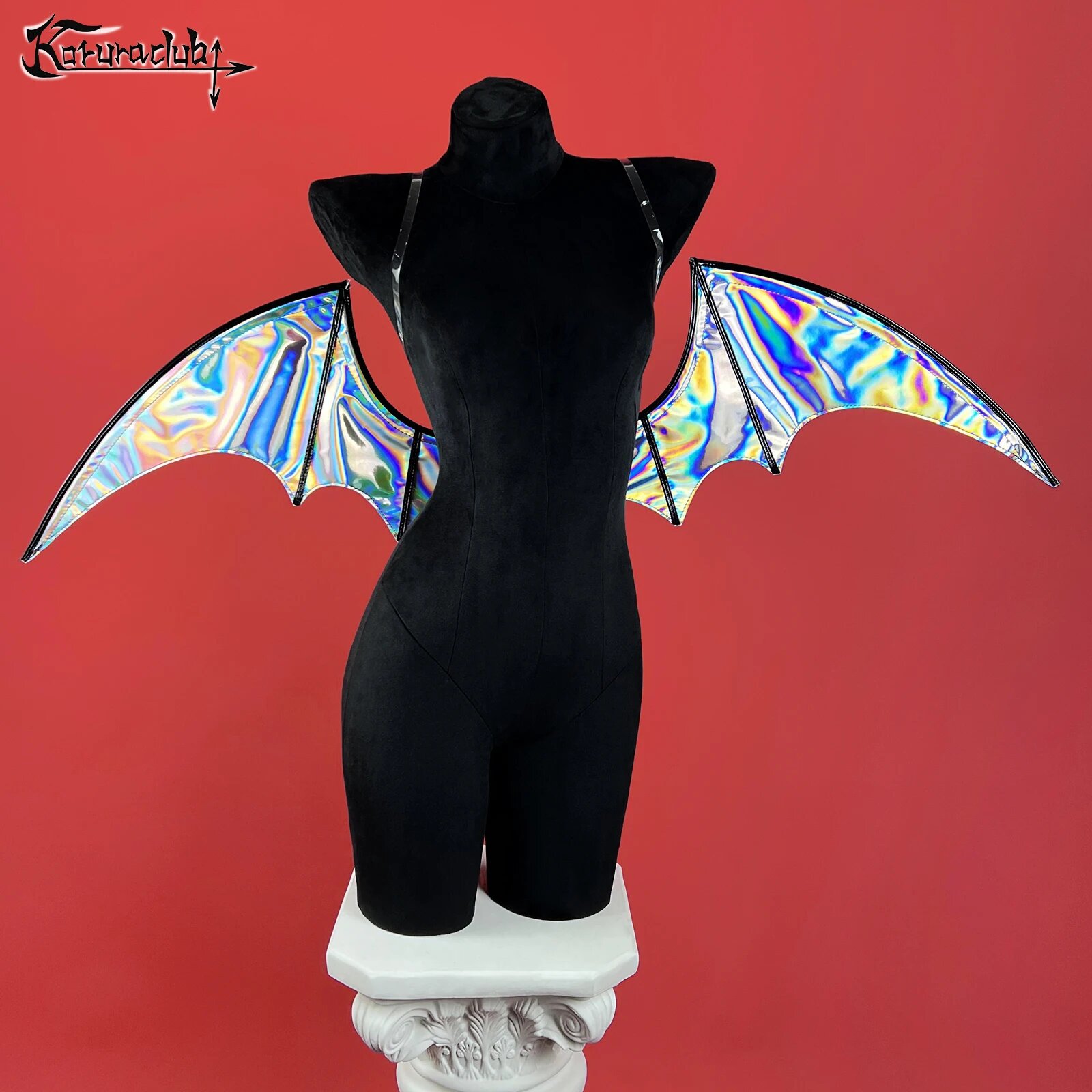 KORURACLUB лазерные крылья демона из полиуретана Colorful demon