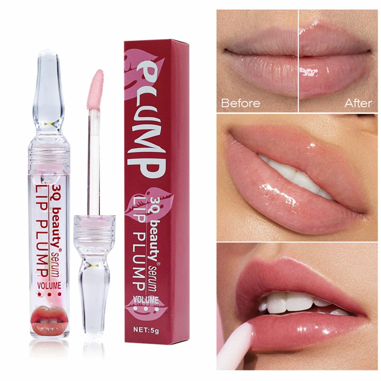 Блеск-масло для губ с фруктовыми экстрактами 3Q Beauty Lip Oil