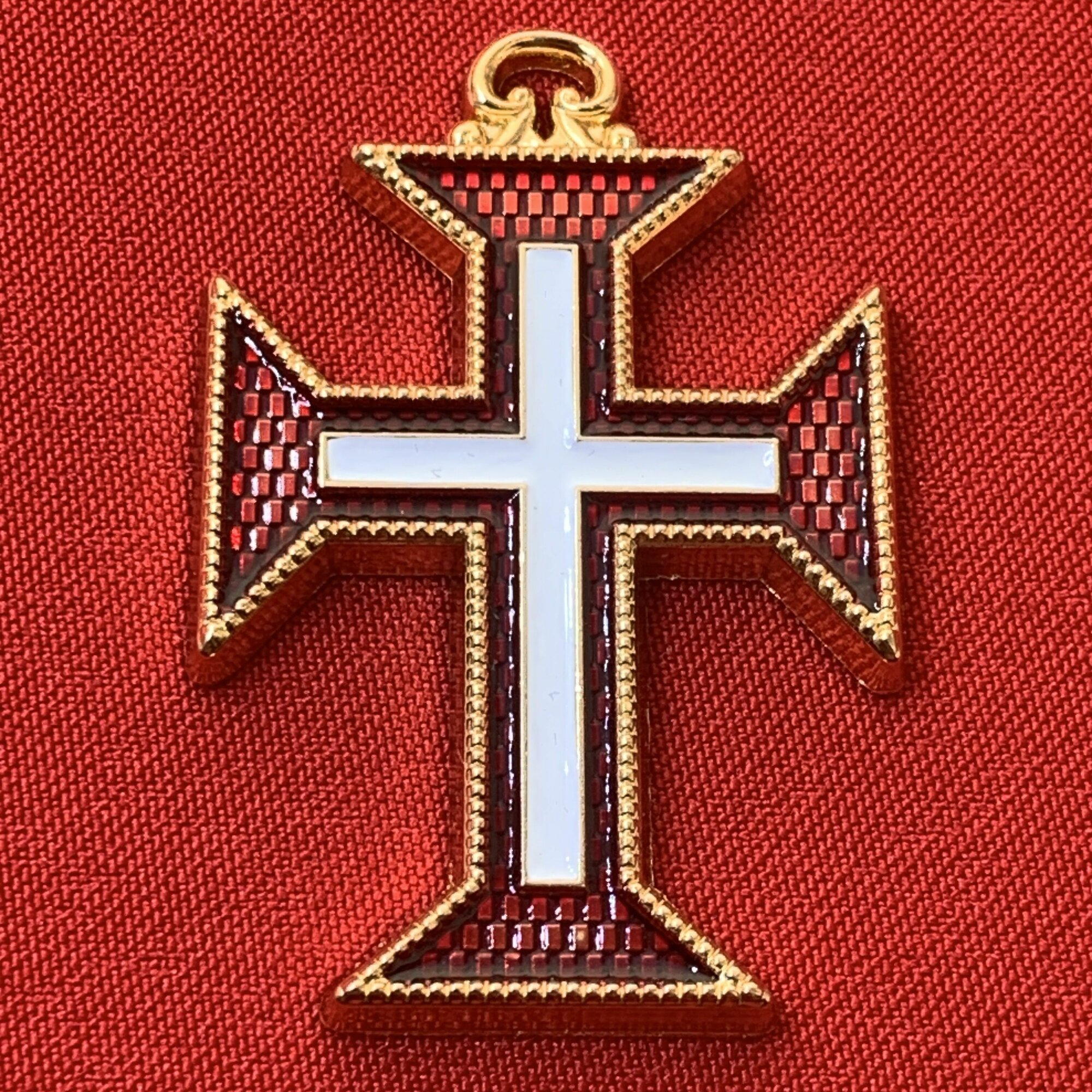 Знак ордена Христа, муляж иностранной награды. Размер 51х35 мм.