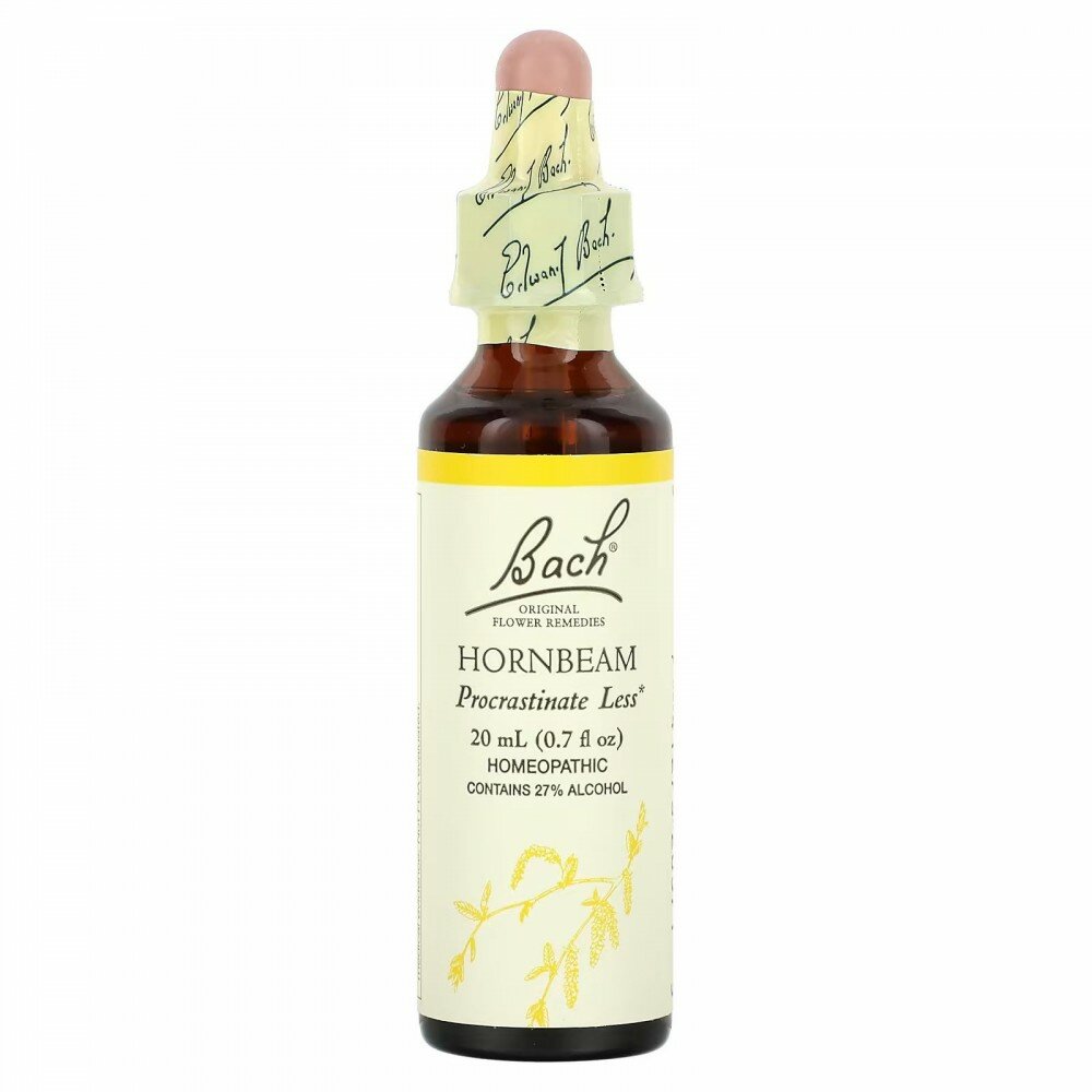 Bach, Original Flower Remedies, граб, 20 мл (0,7 жидк. унц.)