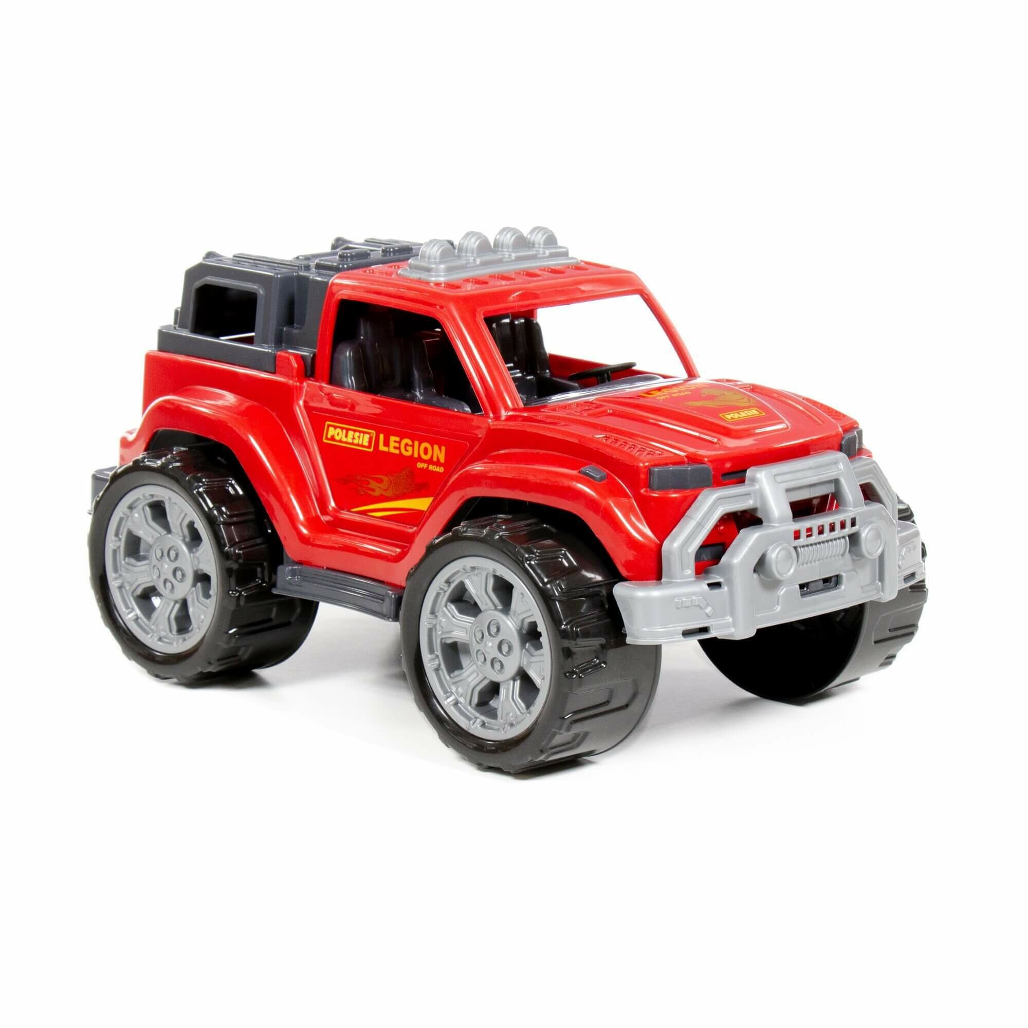 Машинка Полесье Легион №3 красный, в сетке