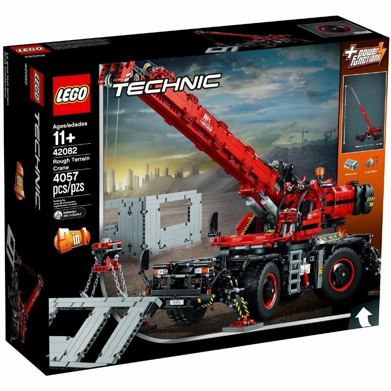 Конструктор LEGO Technic 42082 Rough Terrain Crane Подъёмный кран для пересечённой местности