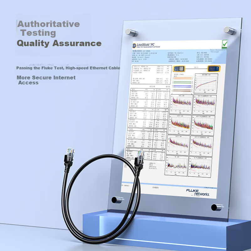 Shengwei CAT6 Gigabit High Speed Broadband Cable for Engineering Monitoring Computer Router Network Home Finished Jumper 8-Core Twisted Pair Cable Black 0.2m LC-12002G