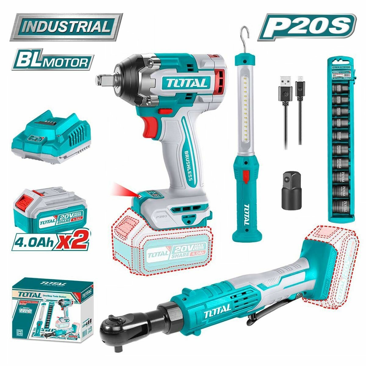 Комбинированный комплект из 3 беспроводных устройств TOSLI240461