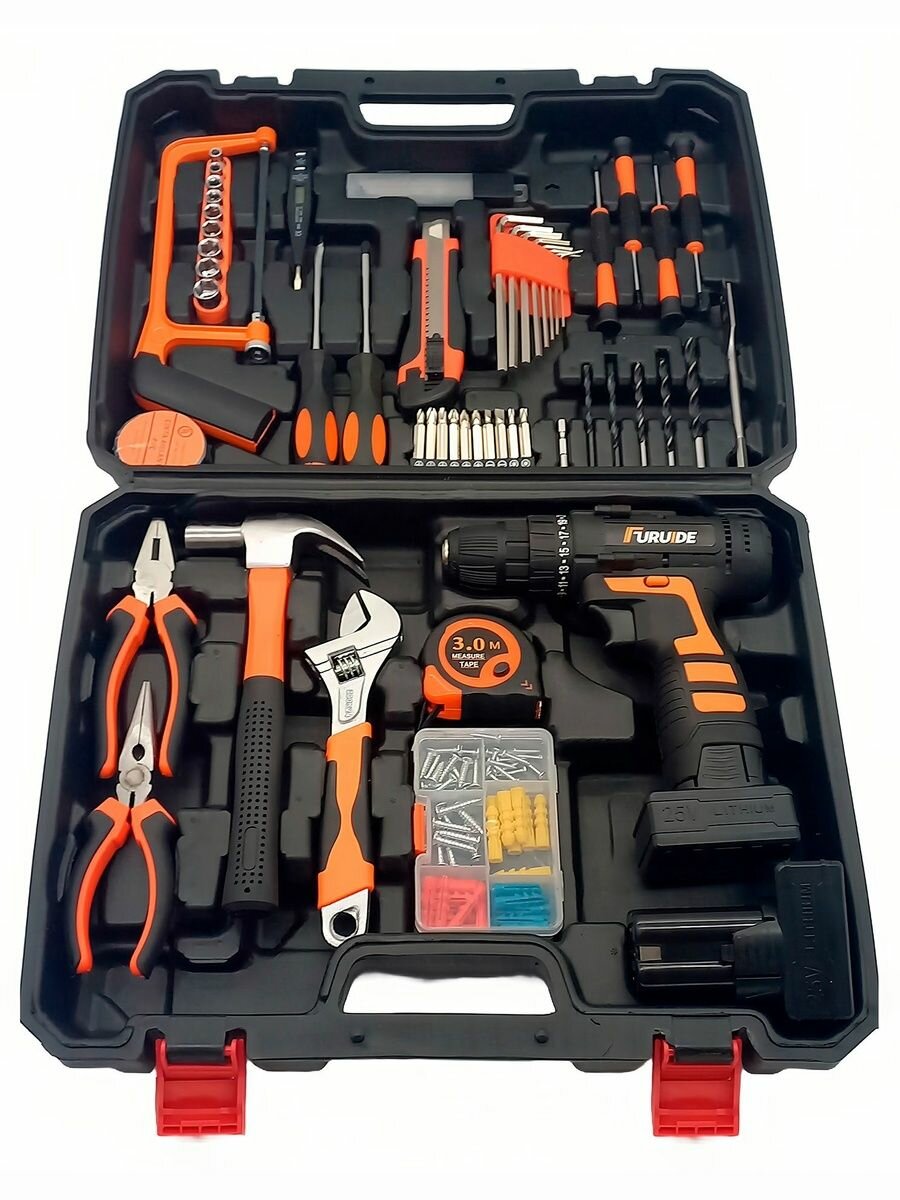Набор инструментов для ремонта 102 в 1 Electric Drill Household Tool Set 102 in 1 (ZH102IN1)