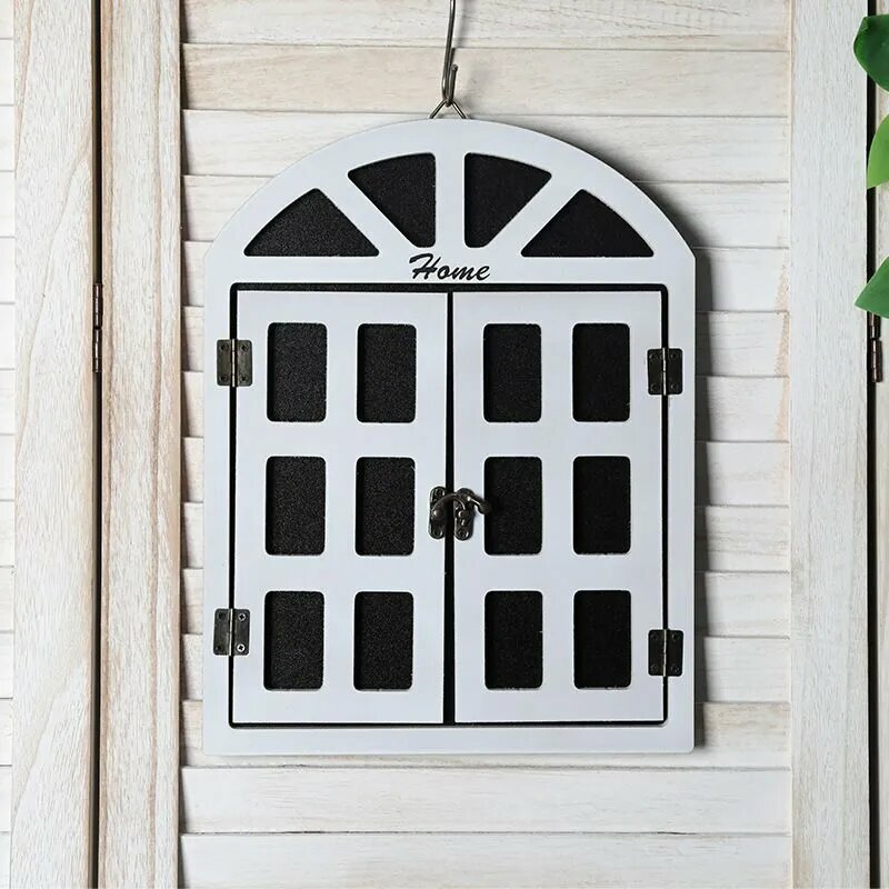 Фальш-окно, для интерьера, классический белый цвет, высота 50см, ширина 39.5см