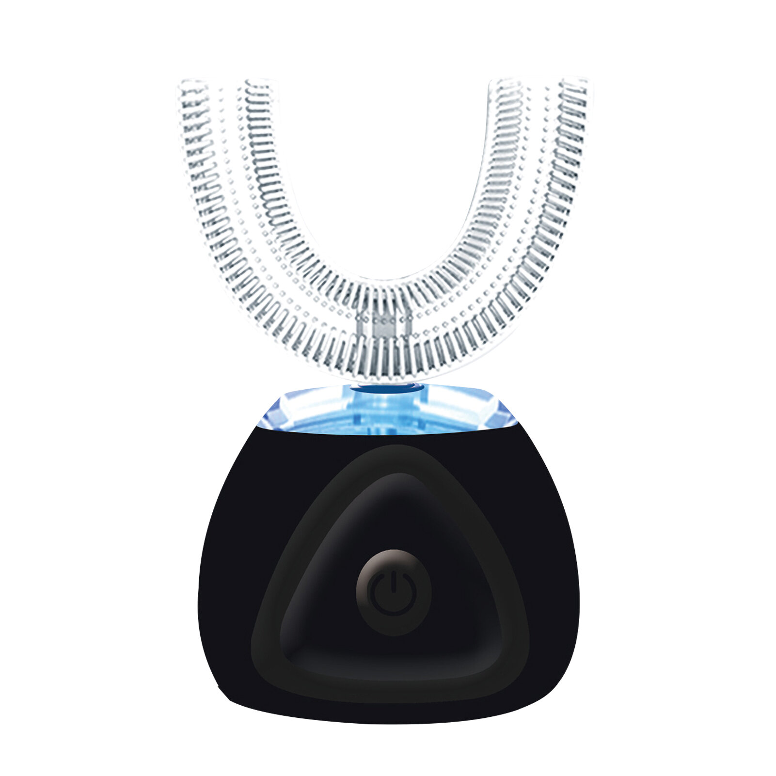 Электрическая зубная щетка U-образная для взрослых IPX7 Водонепроницаемая 360 градусов Заряжаемая Автоматическая с автоматическим таймером 30с Черный Розовый Темно-синий Светло-синий Белый 107*62*31 мм 3.7В 6.3Вт 6000 об/мин 200 мАч 90 мин 118 г