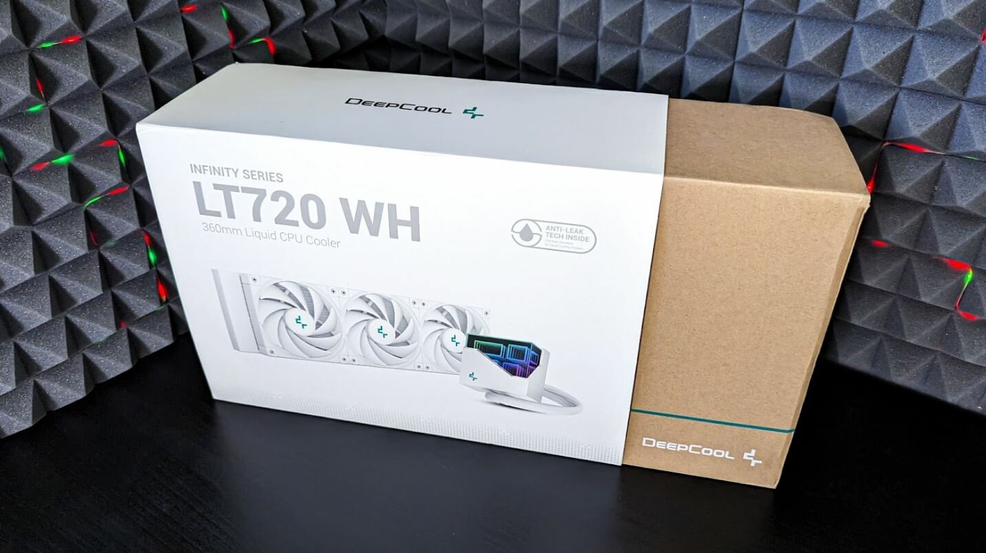 Система водяного охлаждения DeepCool LT720, для процессора, 3 вентилятора FK120